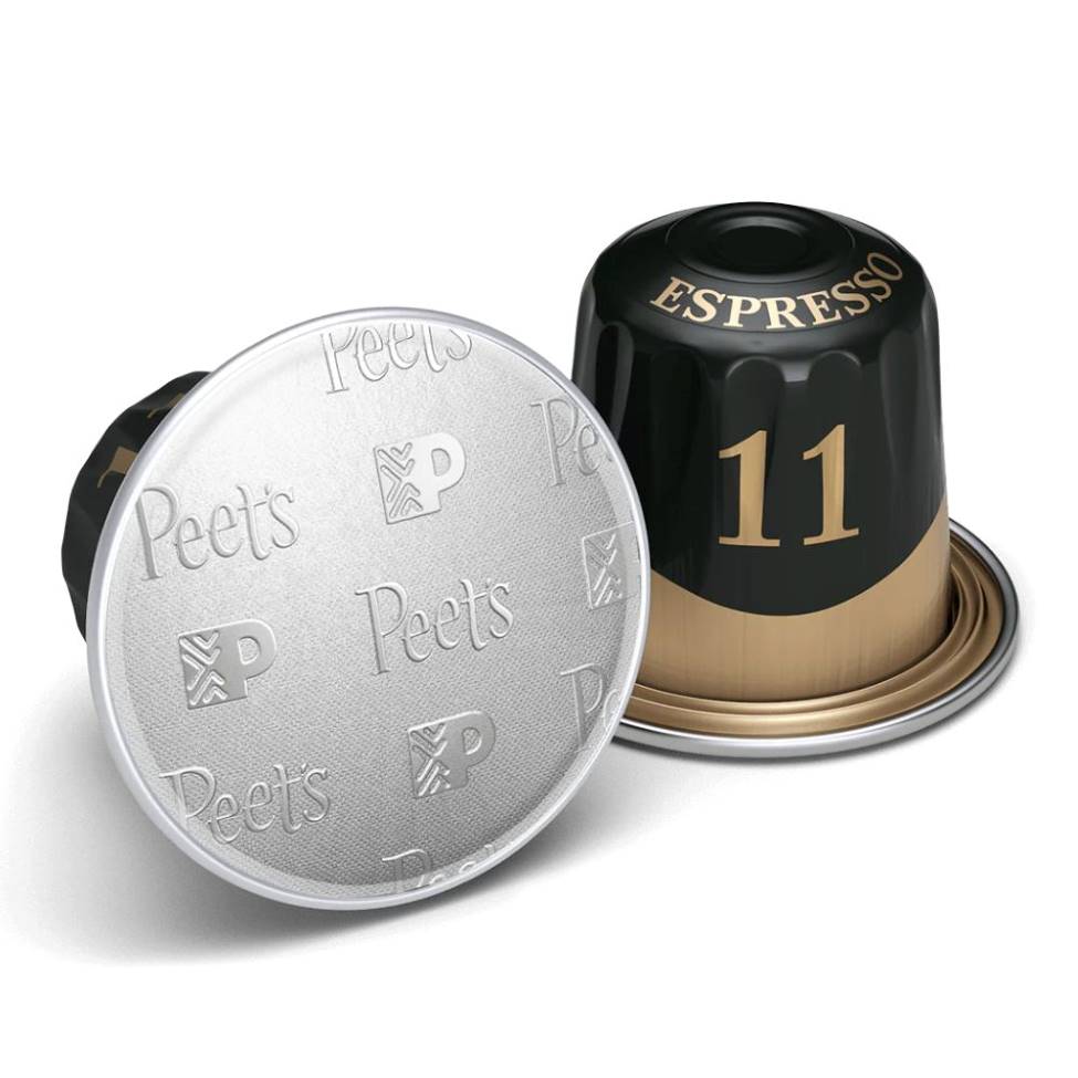 Peet's Coffee Dark Roast Variety Pack, Box of 40 Nespresso Capsules ...