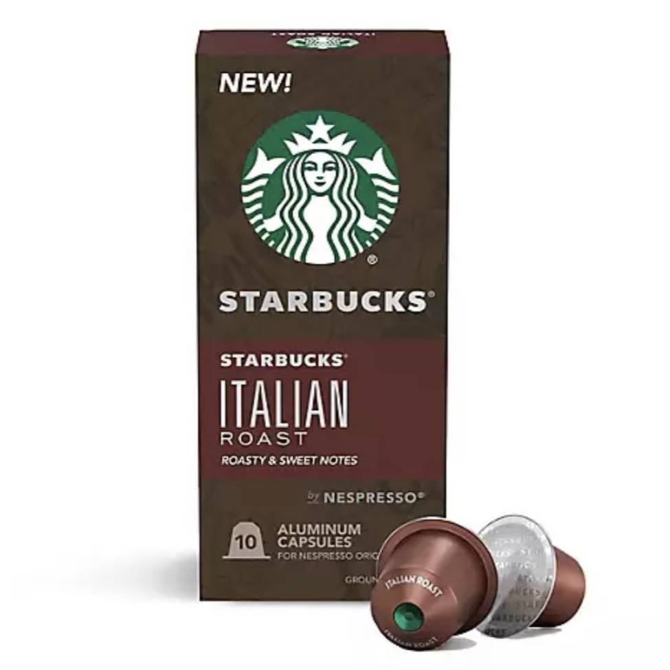 Starbucks Italian Roast, Box of 10 Nespresso Capsules – Coffee Pods PH
