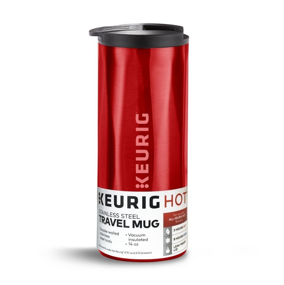 Keurig Coffee Travel Mug, Red, 14 oz – Coffee Pods PH